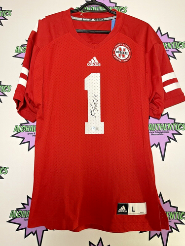 DYLAN RAIOLA SIGNED AUTO NEBRASKA CORNHUSKERS AUTHENTIC JERSEY BECKETT ...