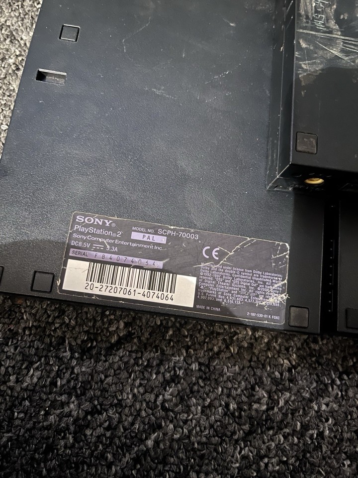 Sony PlayStation 2 PS2 Slim REPLACEMENT CONSOLE ONLY - PAL - Tested ...