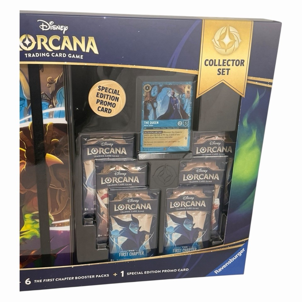 Disney Lorcana First Chapter Collector Set Bundle - 6 Packs Portfolio ...