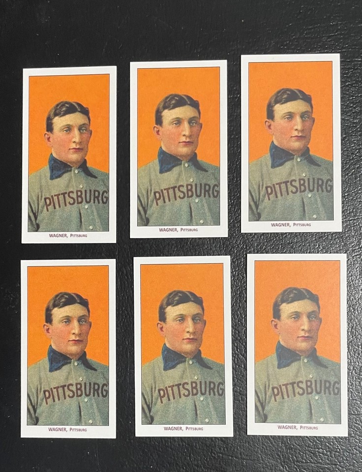 1909-11 T206 Honus Wagner Tobacco Reprint Card - Ty Cobb (ALL 6 ...