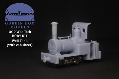 OO9 Wee Tich - Well Tank + Cab Sheet- Narrow Gauge Resin Body Kit - 3D ...