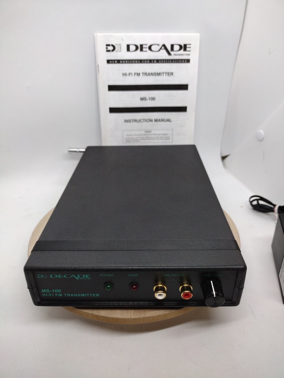 Decade MS-100 FM Mono Professional Grade Low Power Audio Transmitter ...