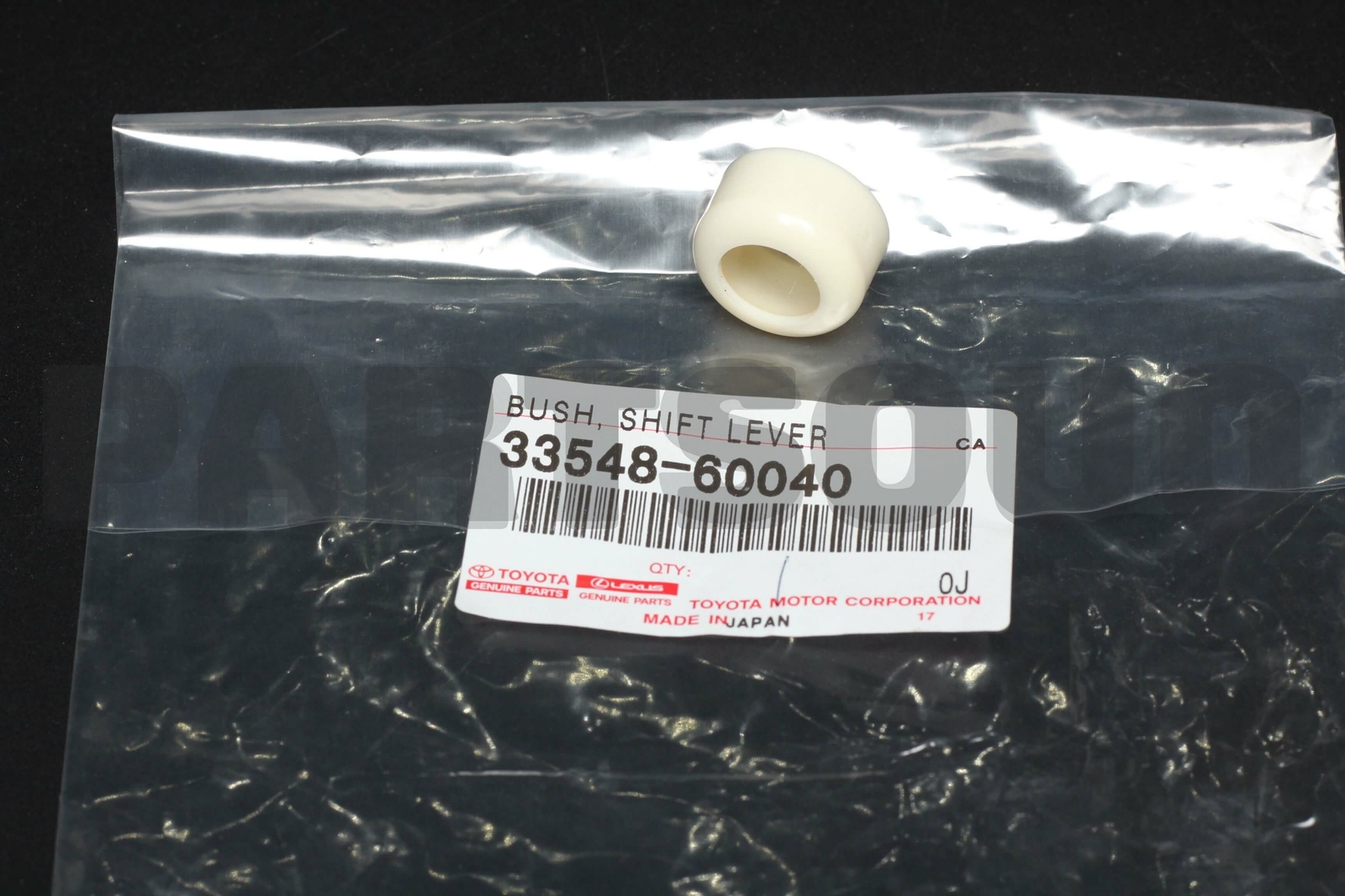 3354860040 Genuine Toyota BUSH, NO.1, SHIFT LEVER (FOR FLOOR SHIFT ...