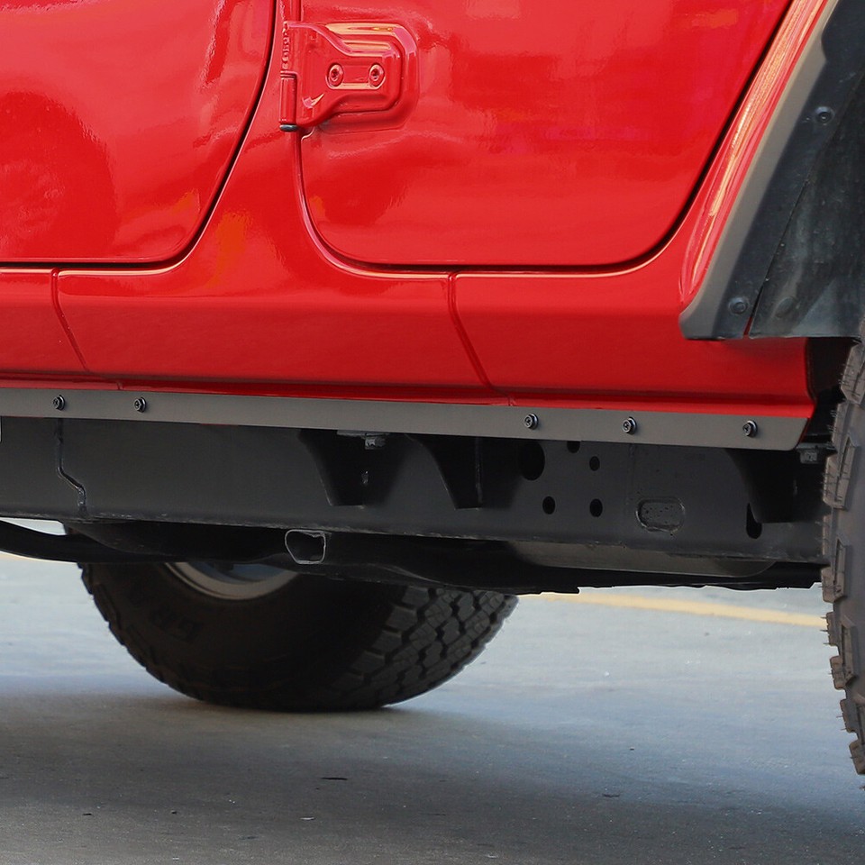 8Pcs Pinch Weld Cover Trail Armor Rocker Panel Guard for 18+ Jeep ...