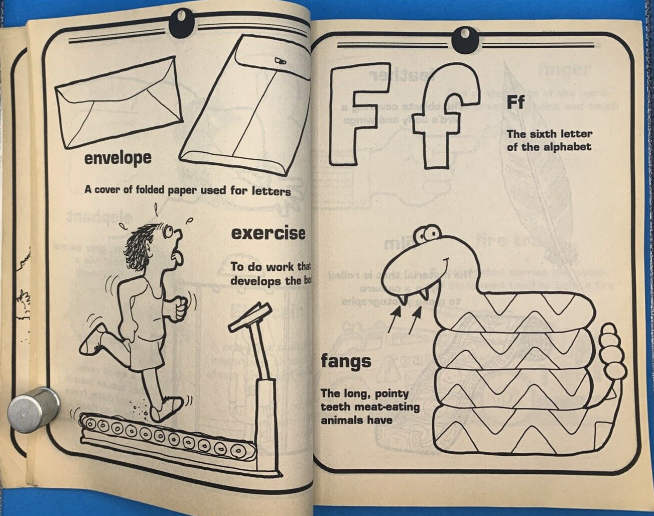 Coloring Book Picture Dictionary Educational Kappa Activity BIG Great ...