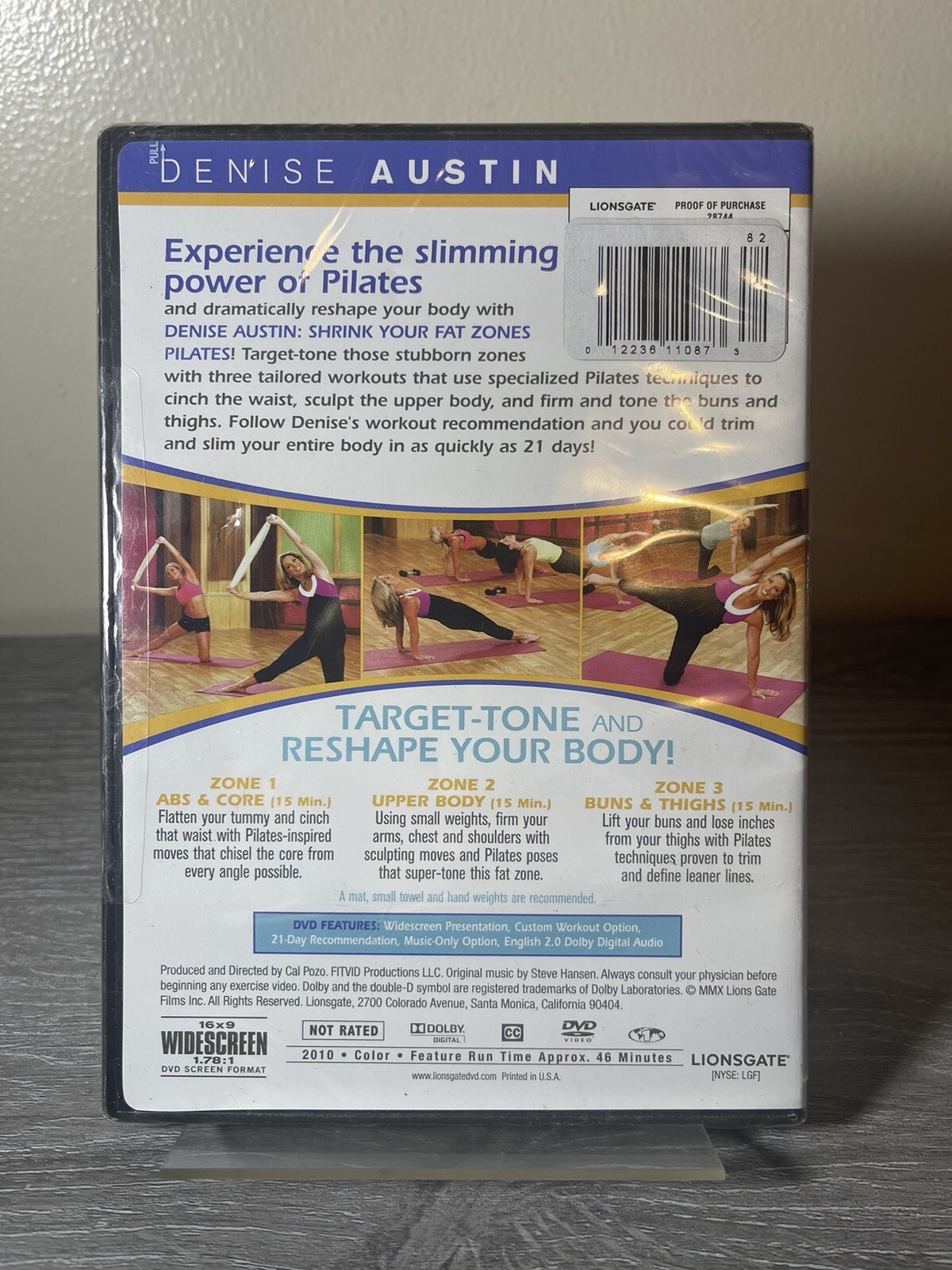 Shrink Your Fat Zones Pilates (DVD, 2010) for sale online | eBay