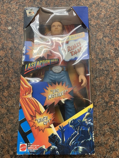 Vintage Last Action Hero Talking Jack Slater Figure Mattel 1993 10687 ...