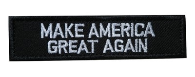 Make America Great Again Donald Trump Embroidered Hook Loop MAGA Patch ...