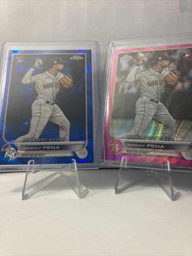 Jeremy Pena Rookie Card 2022 Topps Chrome Update Sapphire #US253 Astros ...