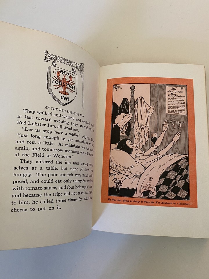 Pinocchio by C. Collodi -Illustrated by Violet Higgins 1926 Hardcover ...