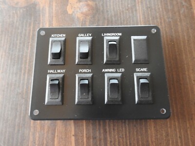 New KiB Light Switch Panel Kitchen Galley Living Hallway Porch Awning ...