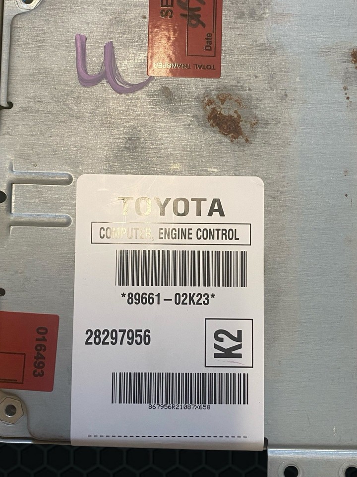 2005 2006 2007 Toyota Corolla 1.8 Engine Computer ECU ECM PCM 89661 ...