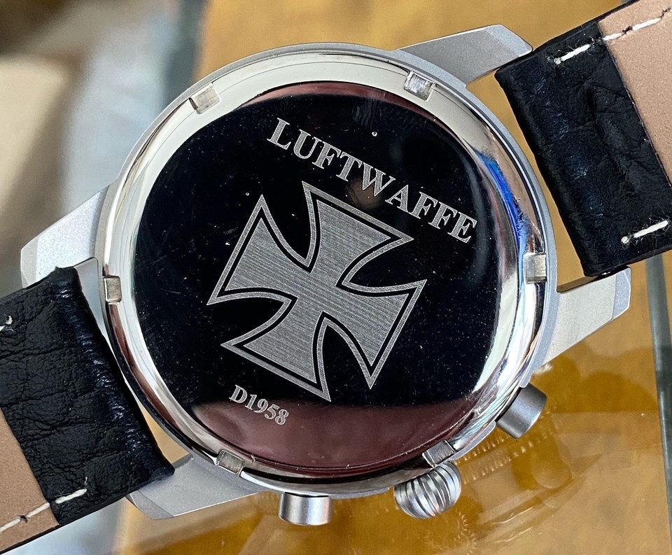 German AF Luftwaffe Combat Pilot 24HR CHRONOGRAPH 41mm 1958 | eBay