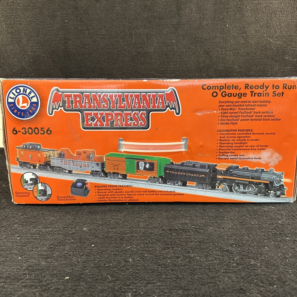 Lionel Transylvania Express 6-30056 Halloween O Gauge Steam Train Set ...