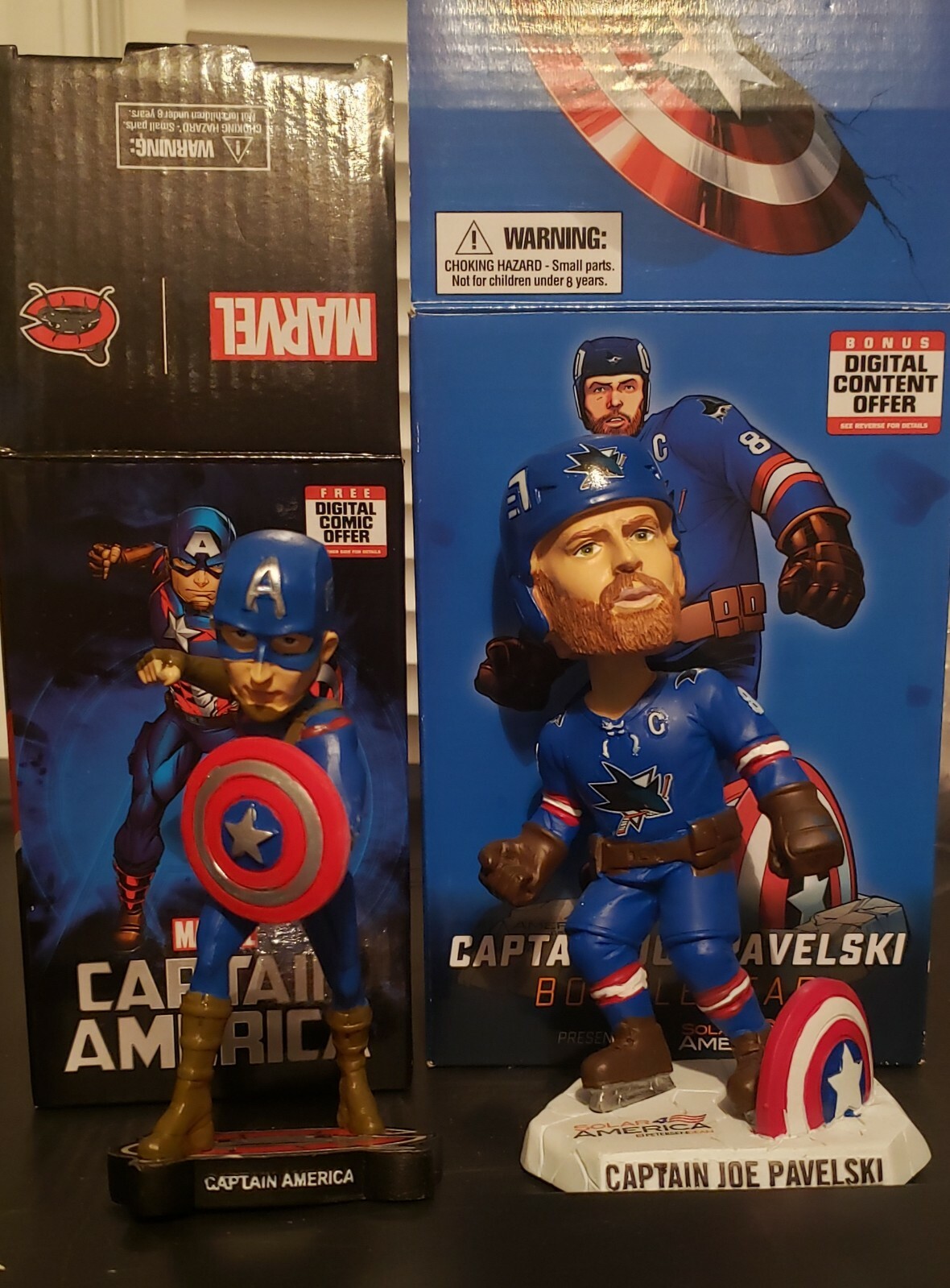 Captain America Bobblehead Lot (2 Bobbleheads) | eBay