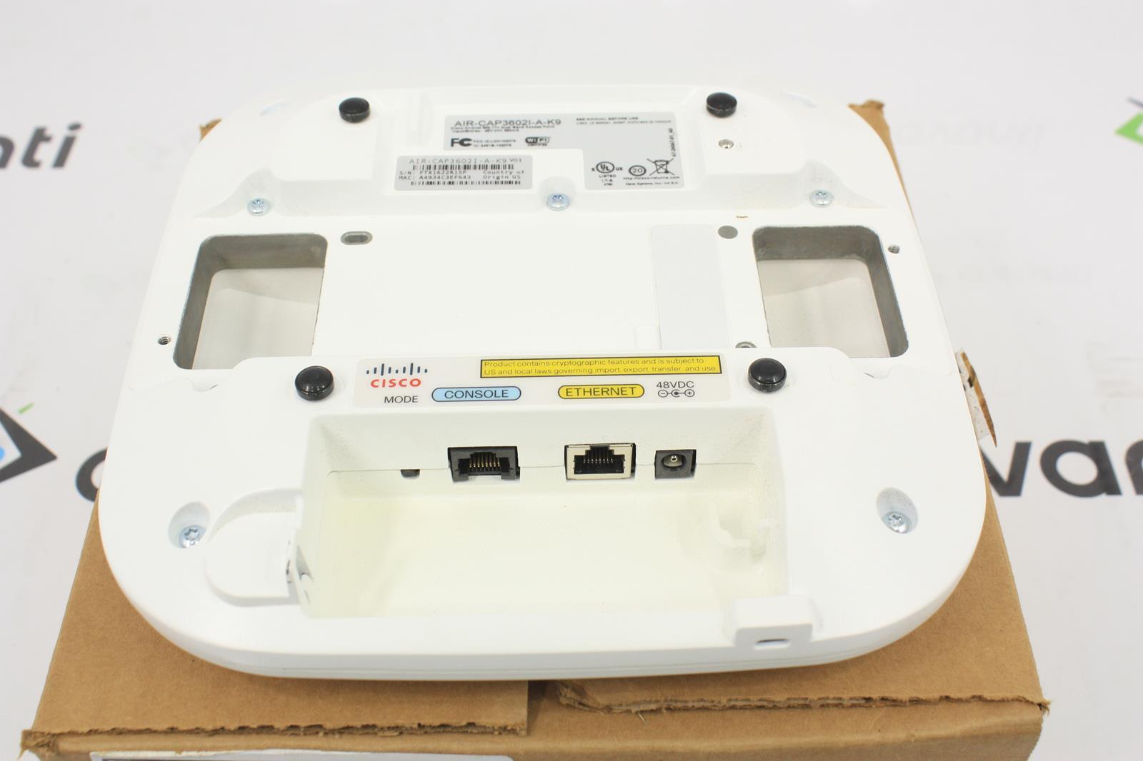 Cisco AIR-AP3802I-B-K9 Aironet 3802 Series Wireless Access Point 2.4GHz ...