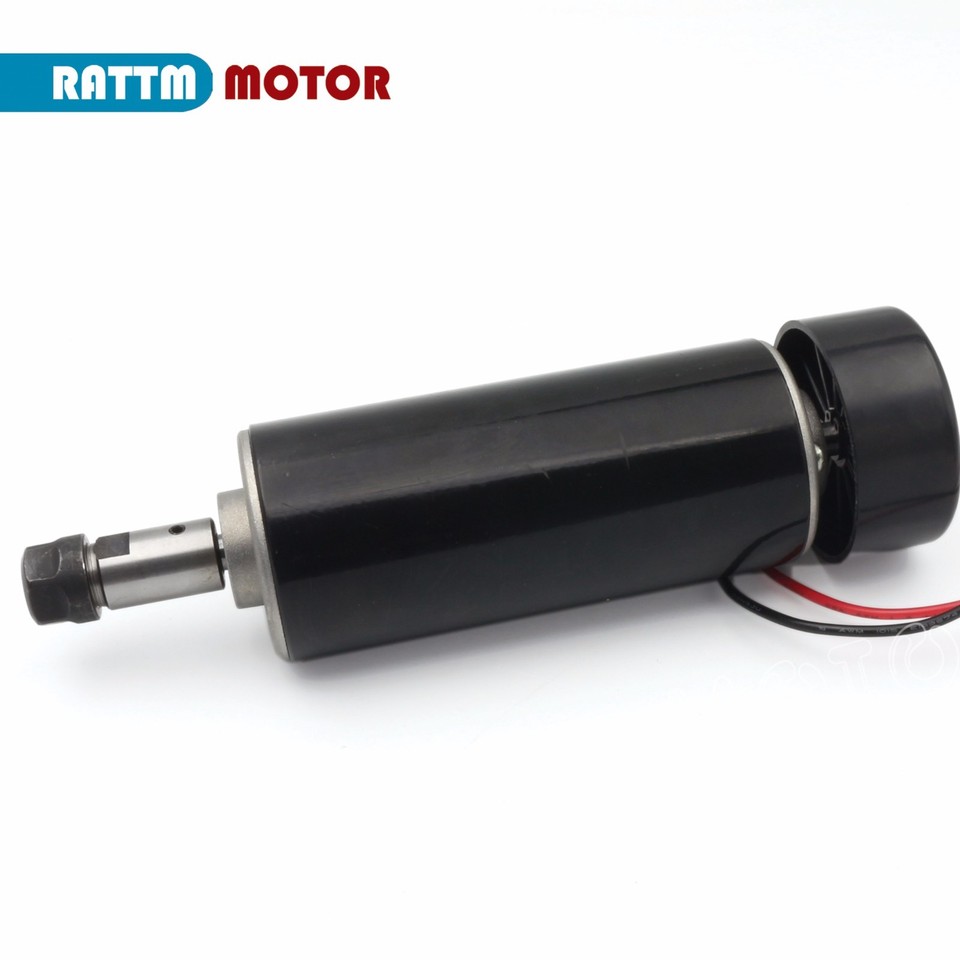 ER11 Chuck CNC 500W Spindle Motor with 52mm Clamps and Power Supply ...