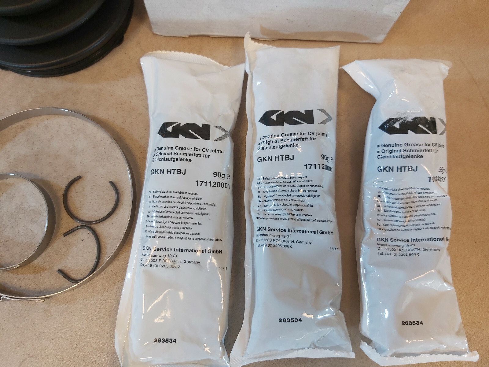 GENUINE RANGE ROVER L322 FRONT DRIVE SHAFT INNER CV JOINT BOOT ...