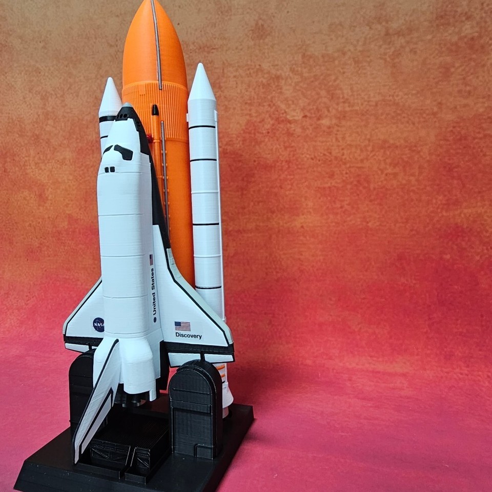 1:200 Scale NASA Space Shuttle Model Rocket Model Painted Finished | eBay