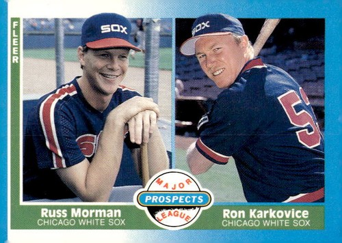 1987 Fleer #645 Russ Morman / Ron Karkovice | eBay