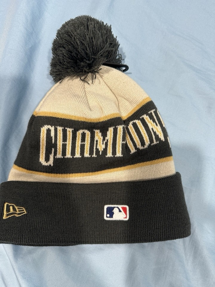 2025 Dodgers World Series Champions Locker Room Hat Knit Beanie New Era ...