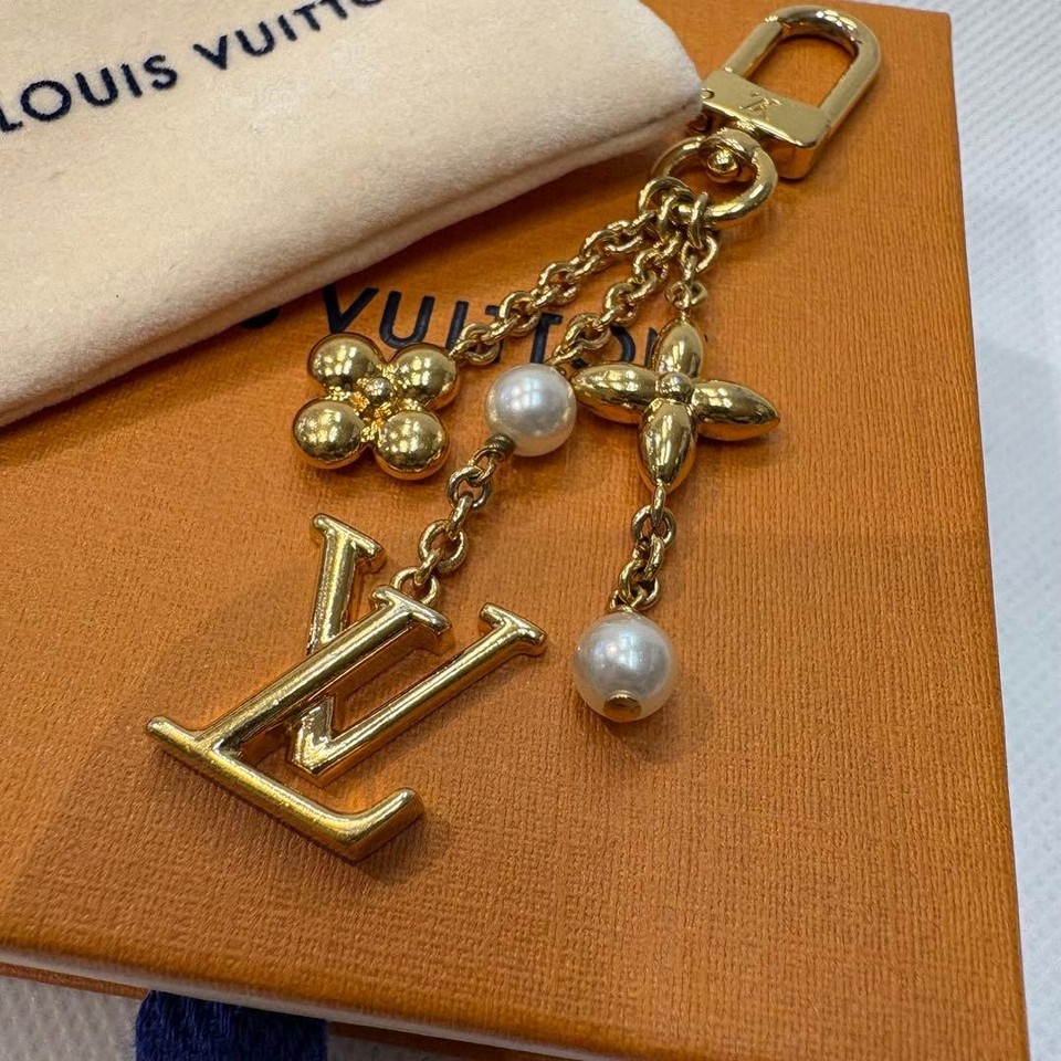 Louis Vuitton Micro Charm Luiza Gold Key Chain Bag Charm M01802 8cm ...