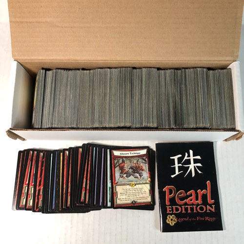 Legend of the Five Rings Huge Lot Of Cards L5R 800+ cards Pearl++ ...