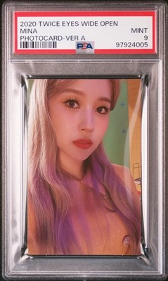 2020 TWICE 2ND FULL ALBUM EYES WIDE OPEN PHOTOCARDS VERSION A MINA PSA ...