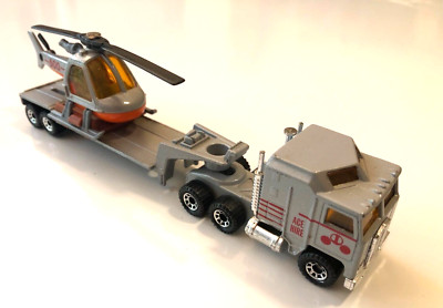 Matchbox Convoy Kenworth Truck Helicopter Low Bed Trailer Trailer ...