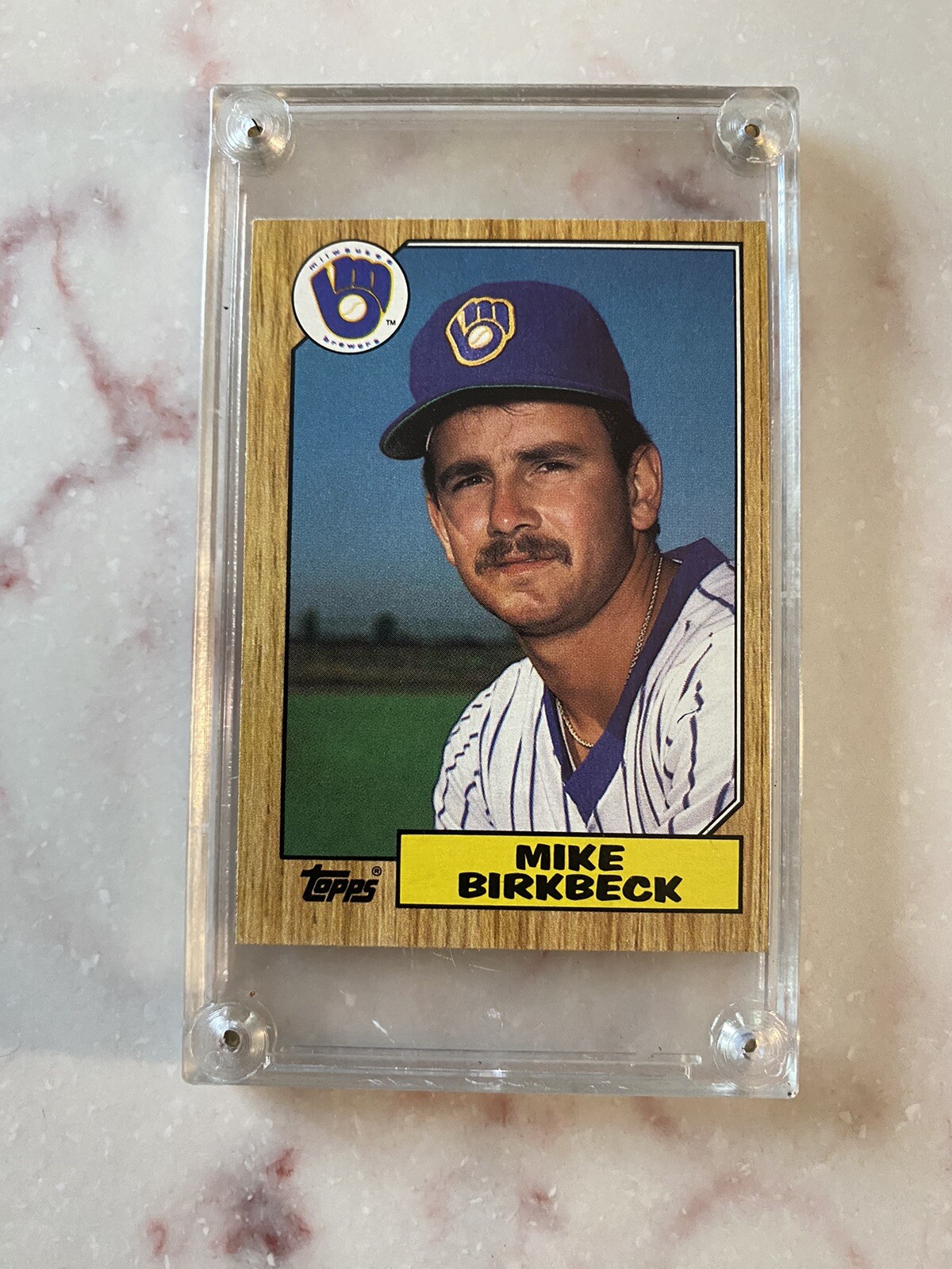 1987 Topps #229 Mike Birkbeck Milwaukee Brewers Baseball Card | eBay