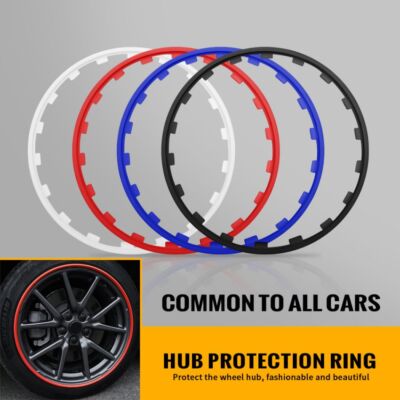 4PCS/SET 16-20 Inch Hub Rim Rims Protector Decor Strip Car Wheel Tire ...