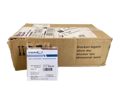 (1440) VWR VistaVision HistoBond Adhesive Microscope Slides 75x25x1mm ...