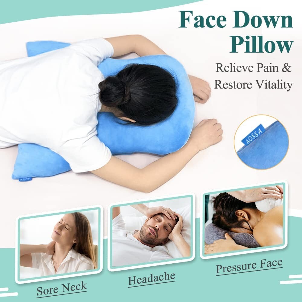 Face down Pillow for Sleeping after Eye Surgery Head Positioning Prone ...
