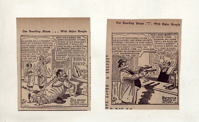 Our Boarding House w/ Major Hoople - 24 daily comic panels from ...