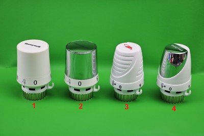 Honeywell Replacment TRV Head Sensor M30 x 1.5 Connection Chrome White ...