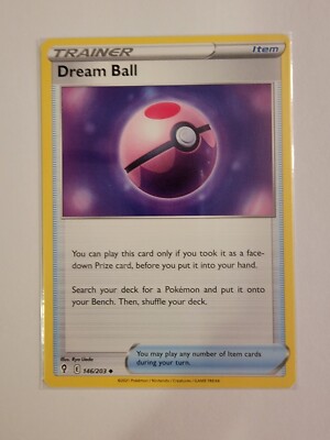 Pokémon TCG Dream Ball Evolving Skies 146/203 Regular Uncommon Pack ...