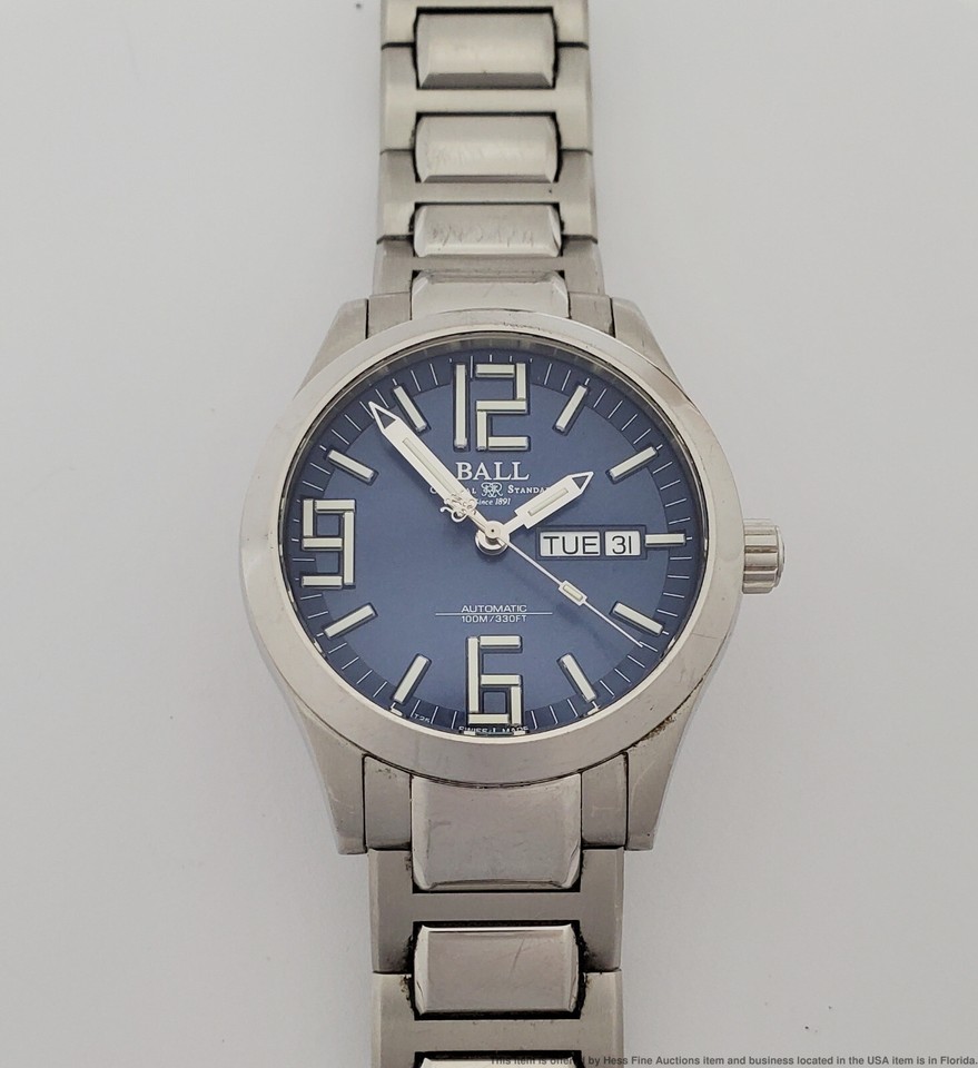 Ball NM2026C Engineer II Genesis Day Date Blue Dial Mens Wrist Watch | eBay