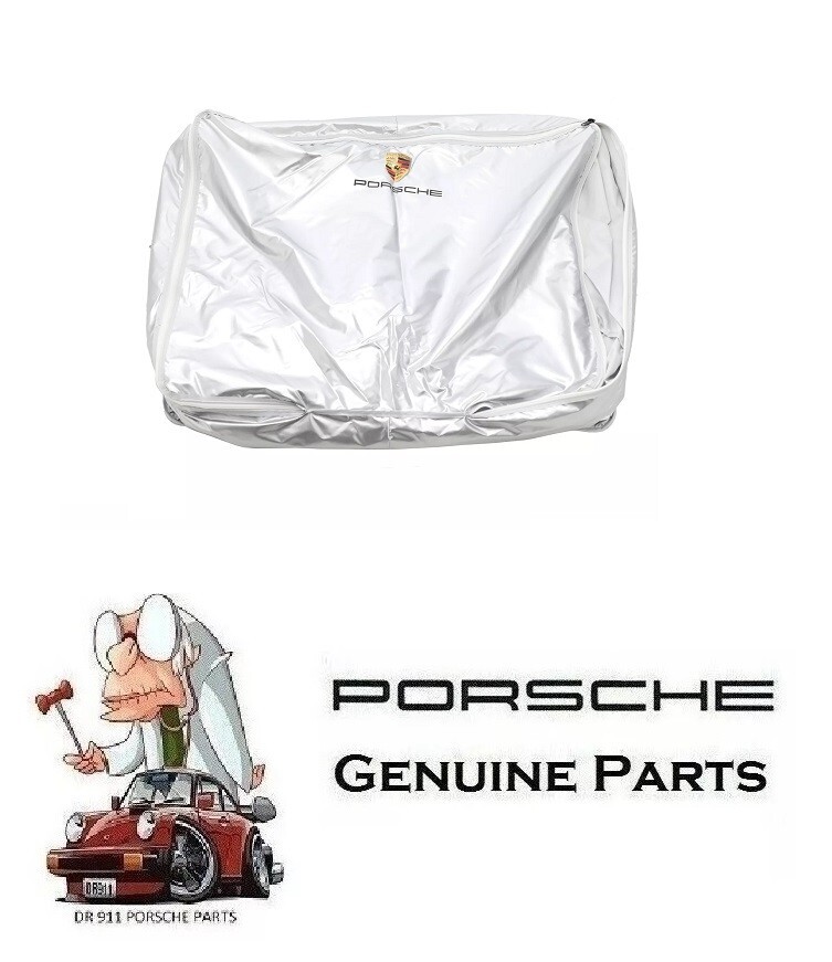 GENUINE PORSCHE Cayenne 2023 Outdoor Car Cover Silver With Storage 9Y0 ...