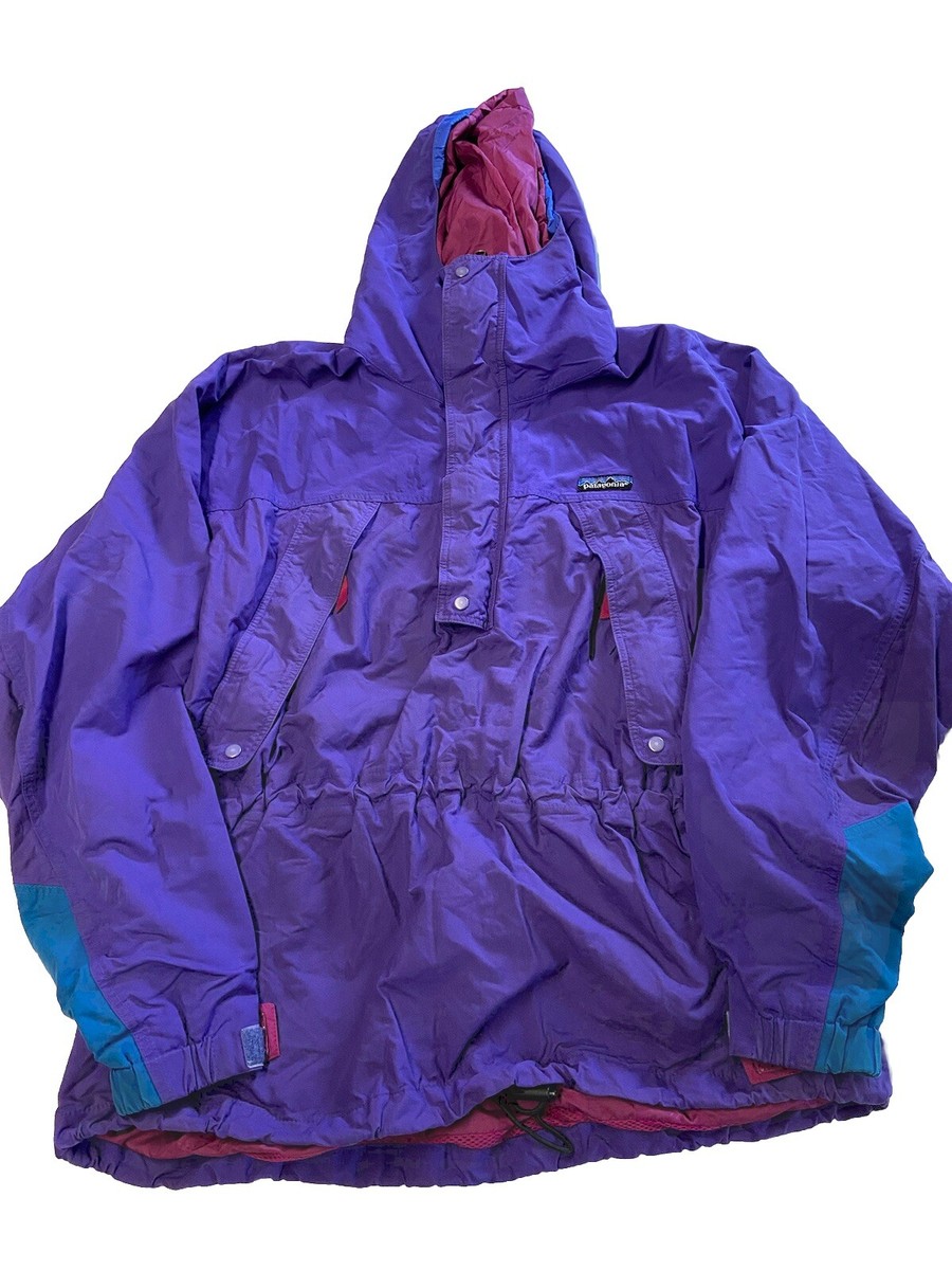 Womens PATAGONIA Purple Vintage 90s Lined 1/4 Zip Nylon Womens PATAGONIA Purple Vintage 90s Lined 1/4 Zip Nylon