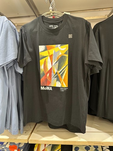 NWT UNIQLO MoMA Art Icon Llubov Popova Black Graphic Short Sleeve T ...