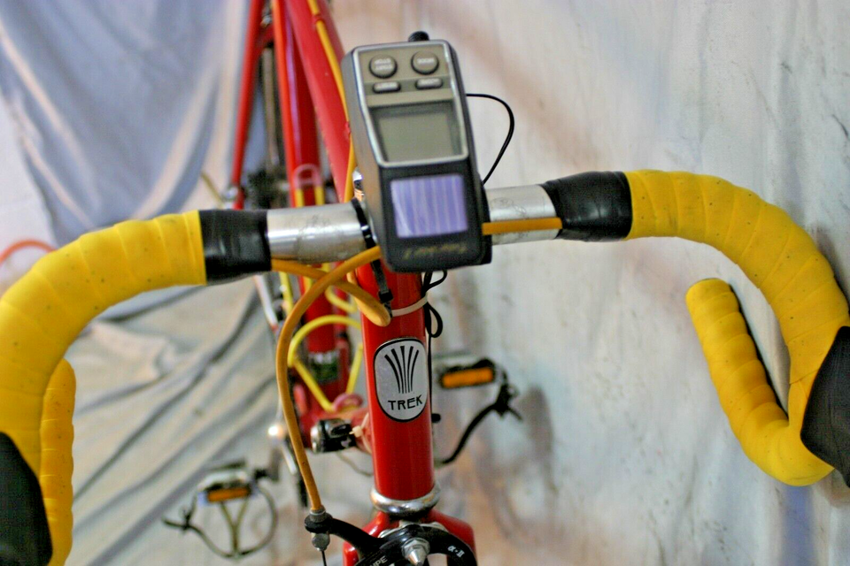1987 Trek Road Bike Large 58cm Red Suntour Cyclone 7000 Sakae USA Made ...