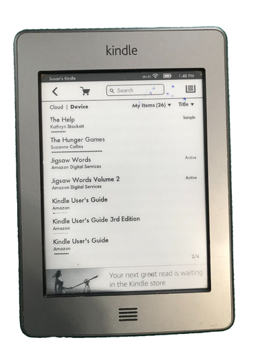 Amazon Kindle Touch 4th Gen (DO1200) Wi-Fi, *** VERY GOOD CONDITION ...
