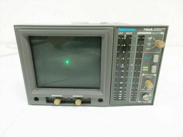 Tektronix 760A Analog Stereo Audio Monitor for sale online | eBay