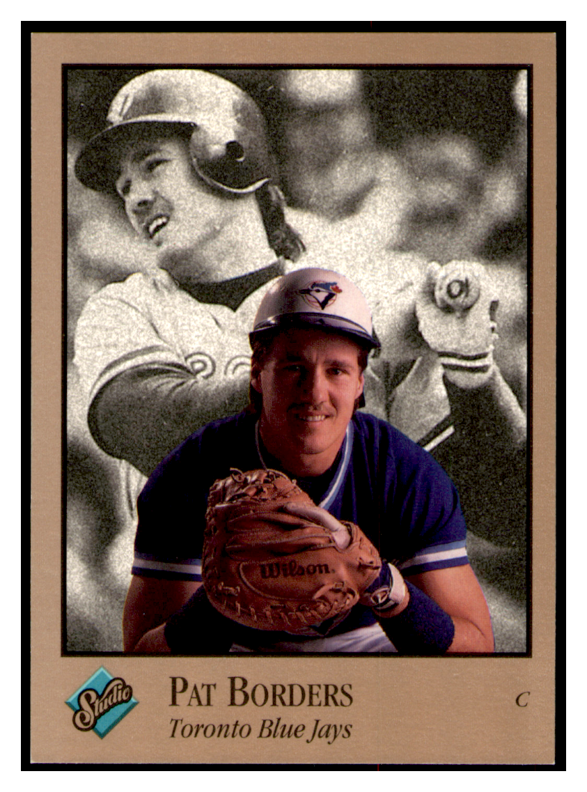 1992 Studio Pat Borders #253 Toronto Blue Jays | eBay