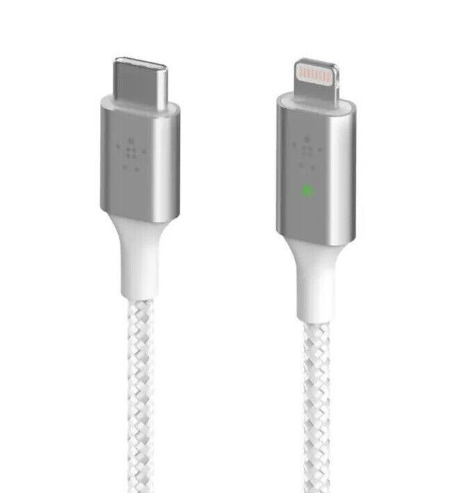 Belkin Smart LED Charging Indicator USB-C compatible with Apple Cable 1 ...