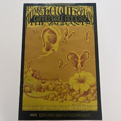 1968 Bill Graham BG 108 1st Print Poster The Who Signed By Conklin | eBay