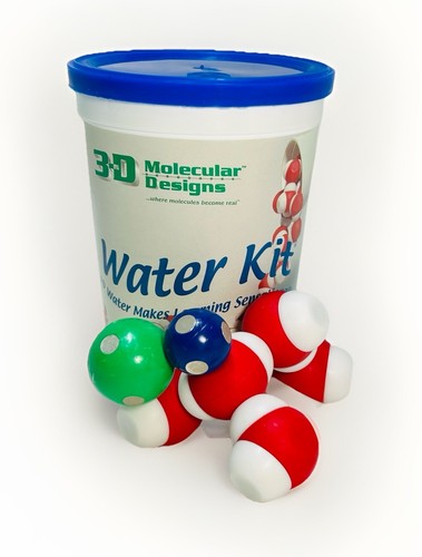 3D Molecular Designs Water Kit Teaching Tool Magnets Models Science ...