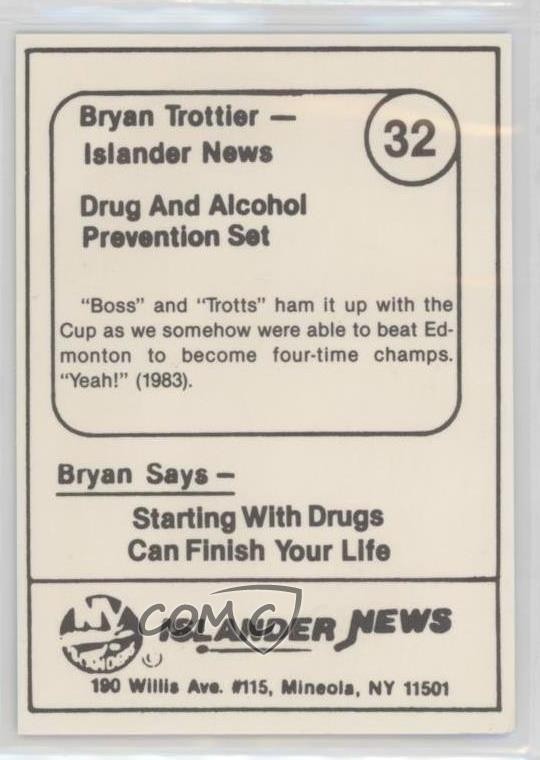 1985 Islander News Bryan Trottier Bryan Trottier #32 HOF | eBay