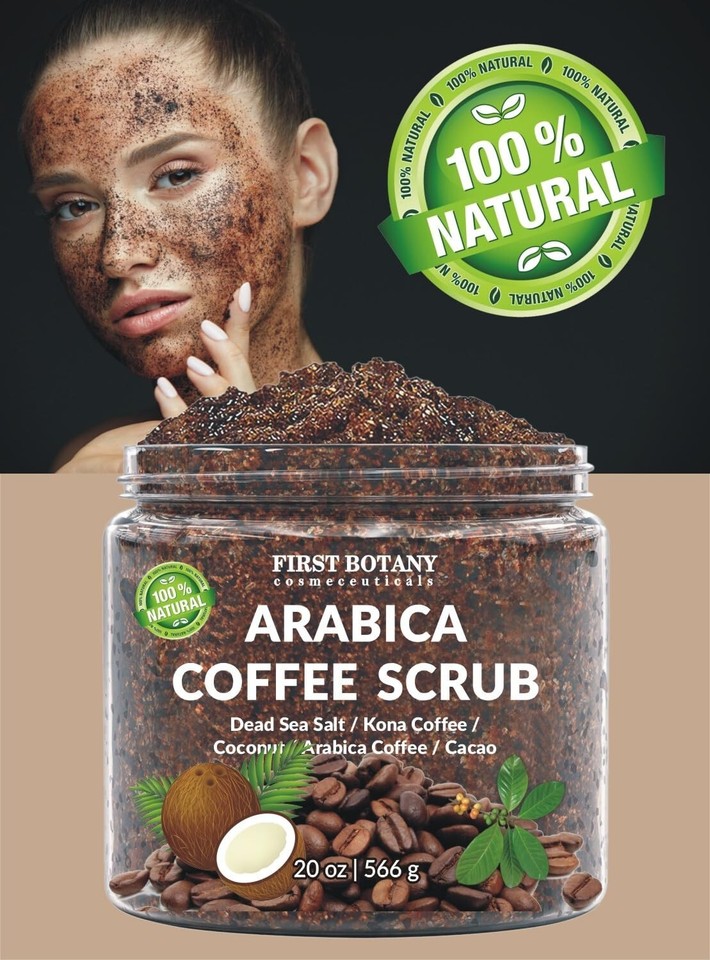 First Botany Cosmeceuticals, 100% Natural Arabica Coffee Scrub | eBay