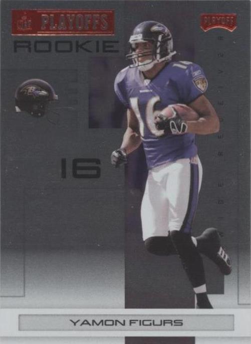 2007 Playoff NFL Playoffs - Rookie Yamon Figurs #103 Red Metalized /399 ...